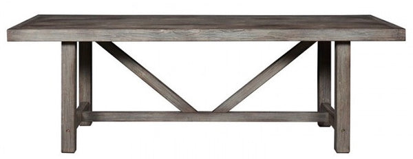 Hamptons style dining table in grey washed Oak – Interiors by Daryl Wark